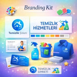 Branding Kit for Turkish Cleaning Businesses – Yourgaff Cleaning